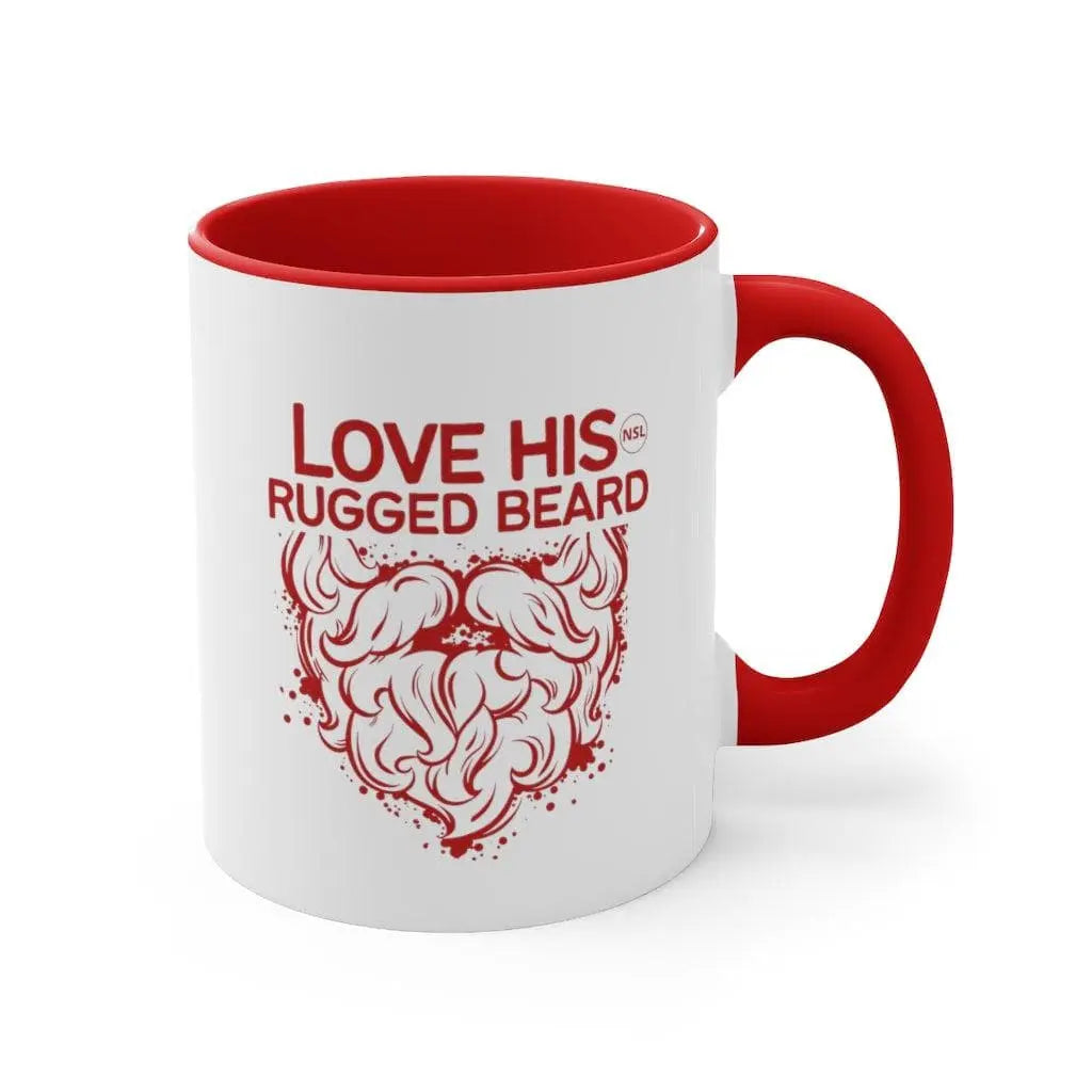 Rugged Beard/Messy Hair Beard Couple Mug - No Shave Life