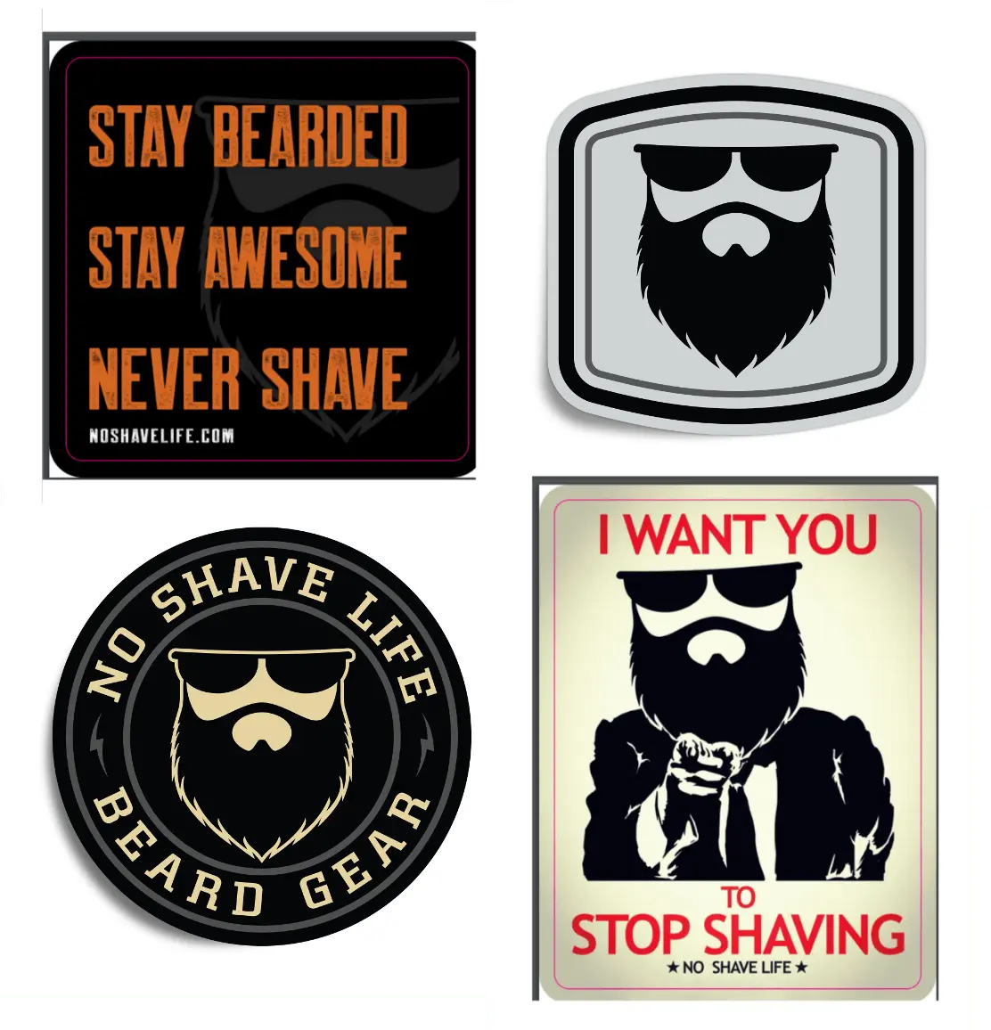 Beard Life Sticker