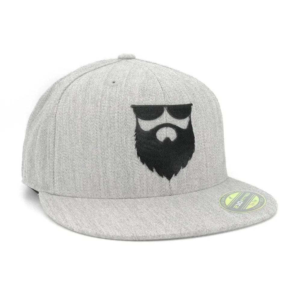 OG Beard Logo Patch - Flexfit - Heather Grey-Brand New OG Beard Logo P ...