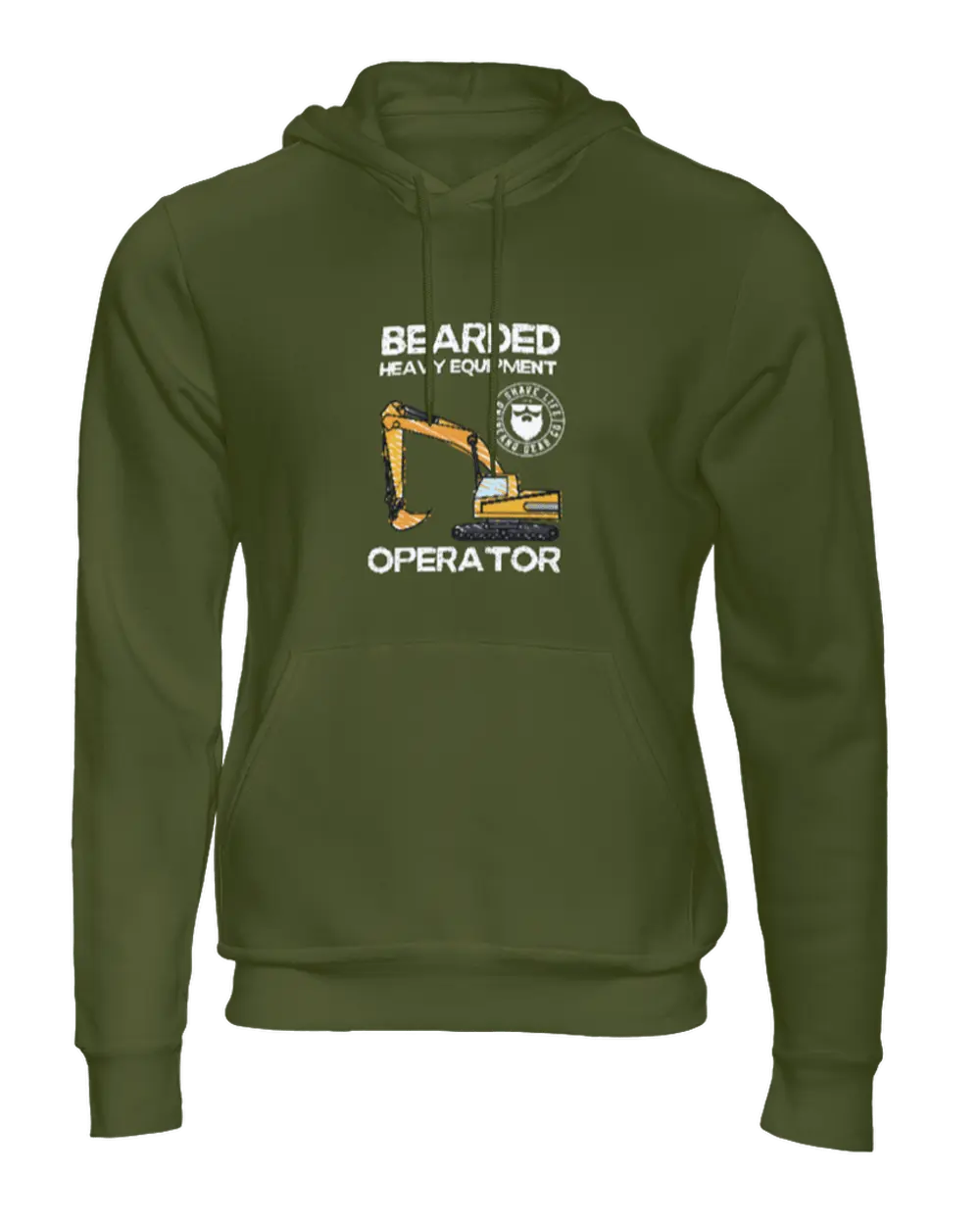 Bearded Operator Men's Hoodie- Forever Bearded This hoodie is made to